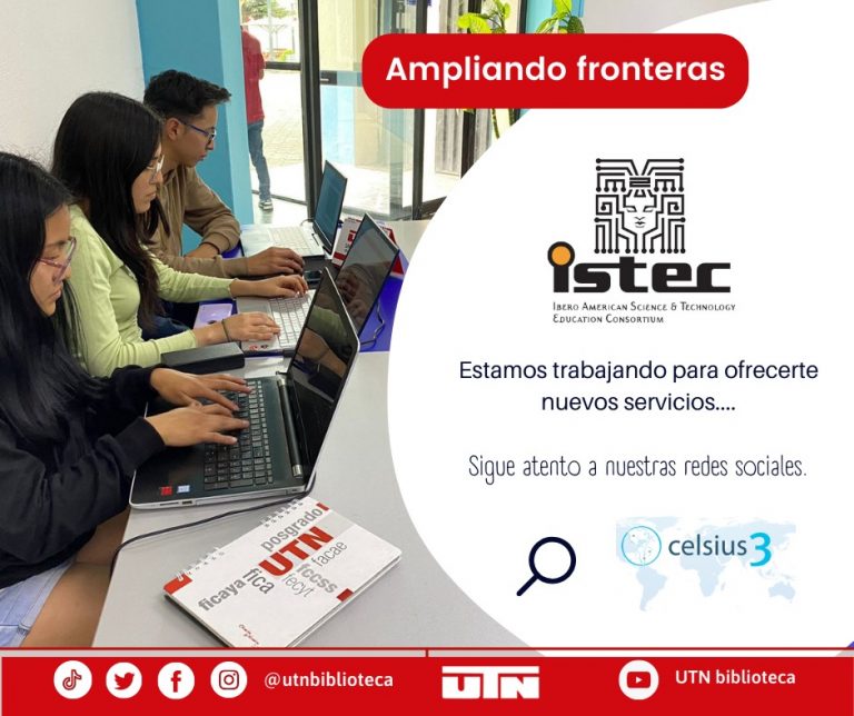 Proximamente ISTEC – CELSIUS 3 – Biblioteca UTN